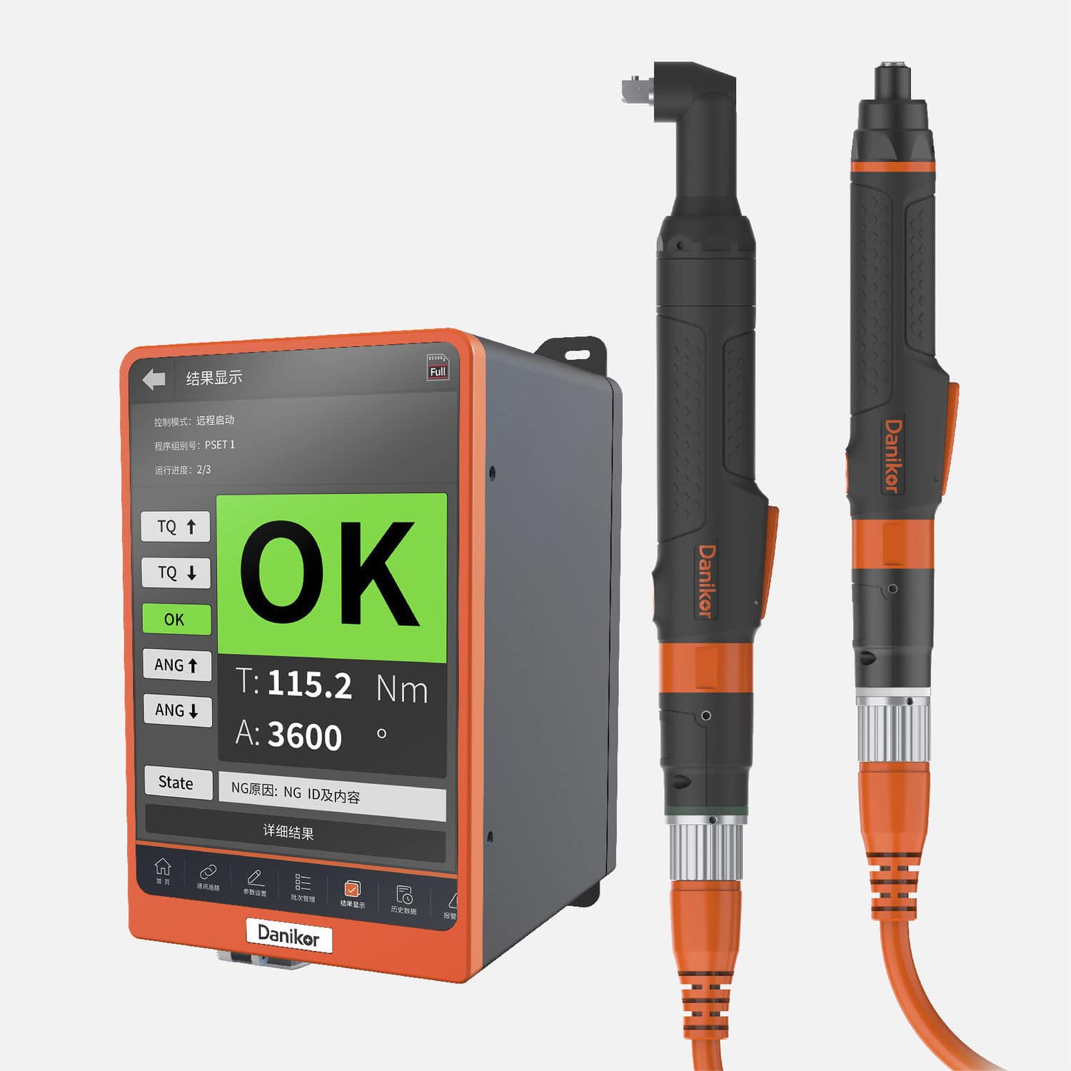 Corded electric screwdriver - PTT-DSH-0120N-42-H1P-000-B - Wuxi Danikor Automation Technology Co ...