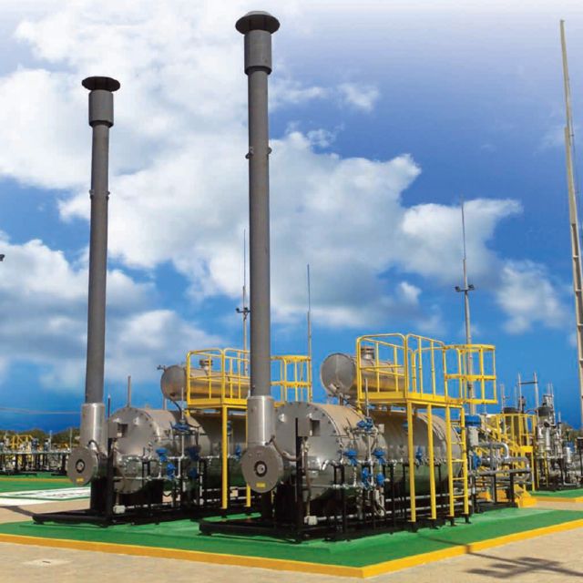 Gas heater - Gascat - convection / for gas-fired power plants