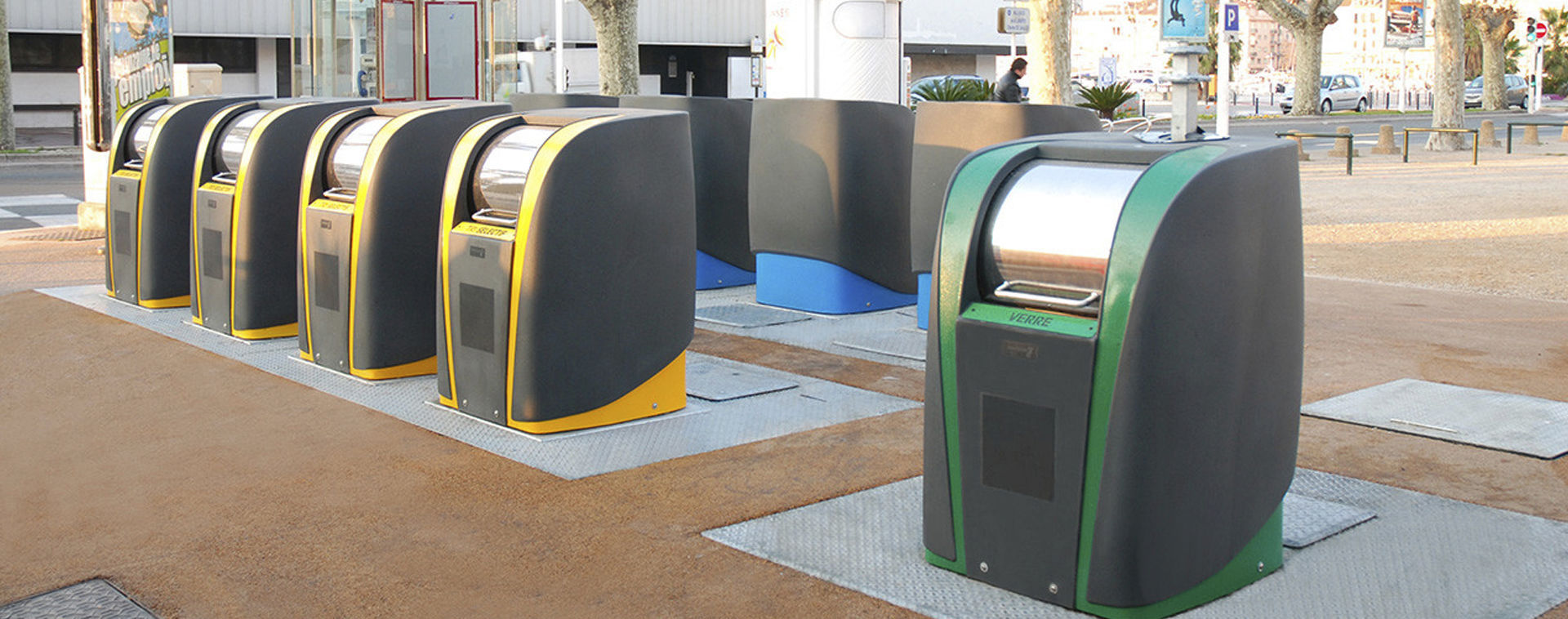 Stainless steel waste container - SCT series - CONTENUR SL - HDPE / in ...