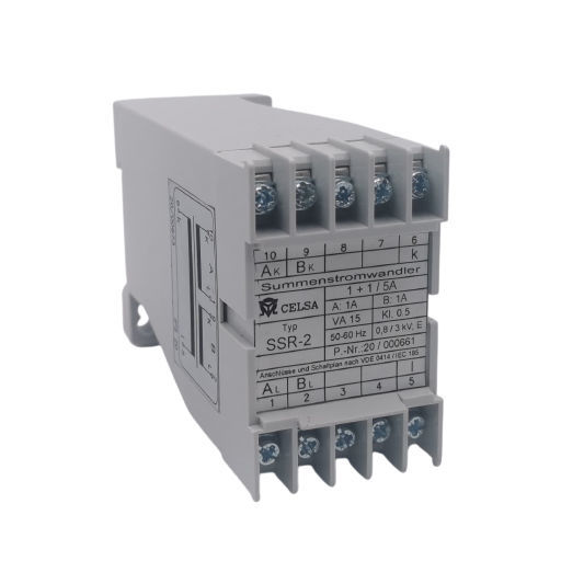 Summation transformer - SSR-21 series - Celsa Messgeräte GmbH - current ...