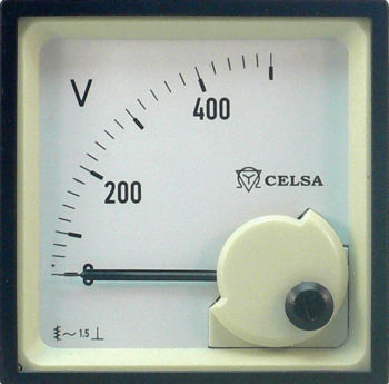 Analog voltmeter - EQ48n - Celsa Messgeräte GmbH - panel-mount / AC