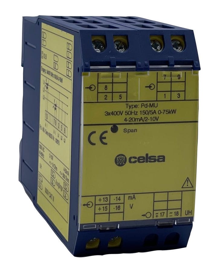 DIN rail mounted measurement transducer - Pd-MU - Celsa Messgeräte GmbH