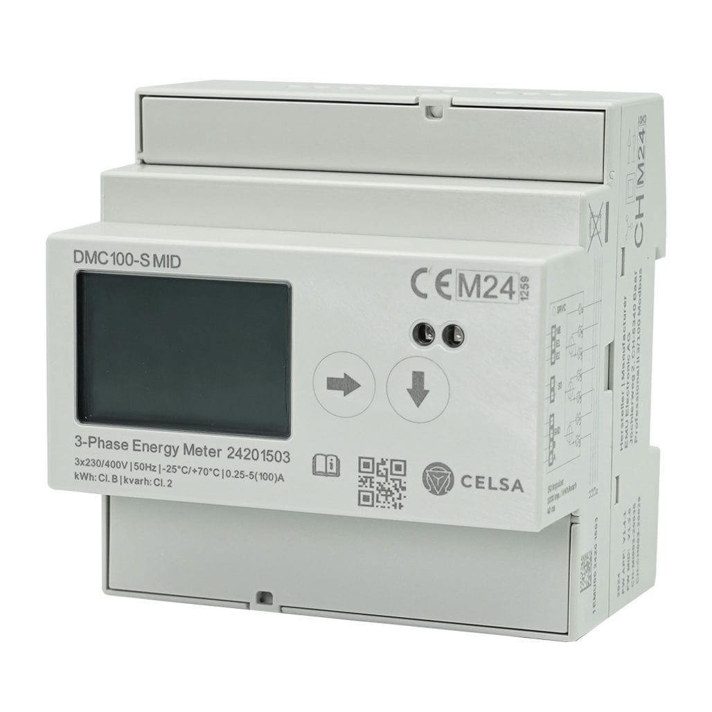 Three-phase electric energy meter - DMC100-S MID - Celsa Messgeräte ...