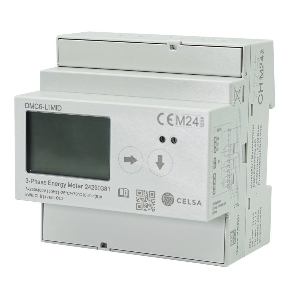 Three-phase electric energy meter - DMC6-LI MID - Celsa Messgeräte GmbH ...