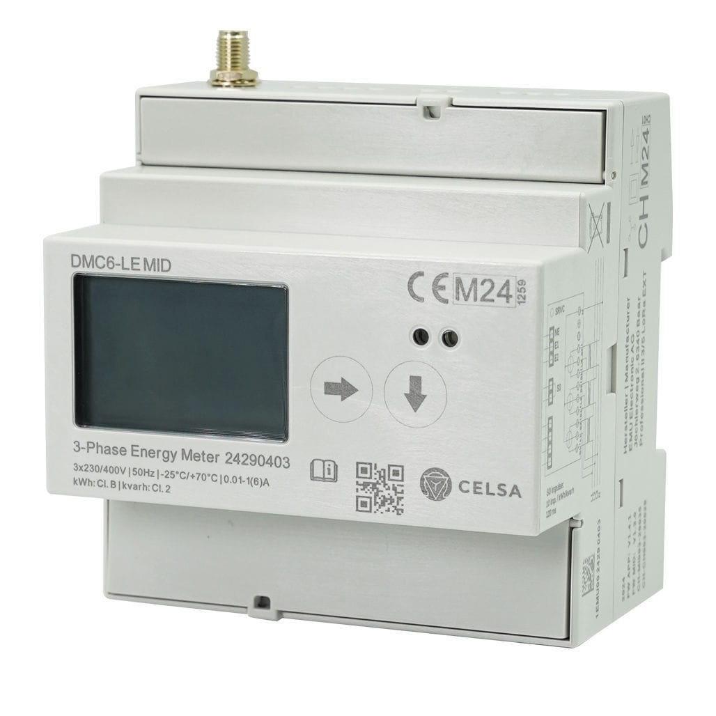 Three-phase electric energy meter - DMC6-LE MID - Celsa Messgeräte GmbH ...