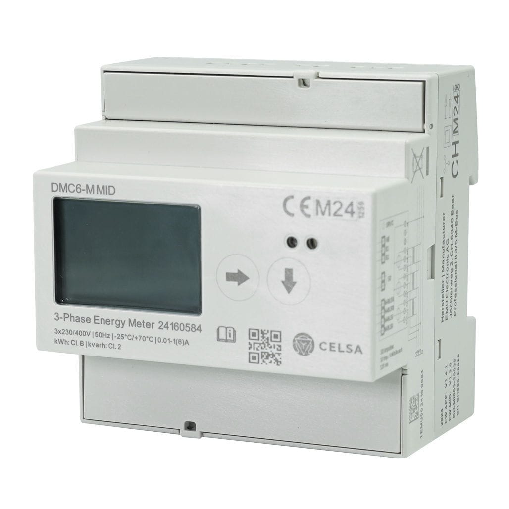 Three-phase electric energy meter - DMC6-M MID - Celsa Messgeräte GmbH ...