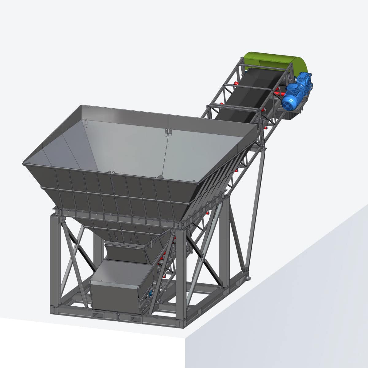 Belt conveyor - FEED - SmartTEH - handling / loading / feeder