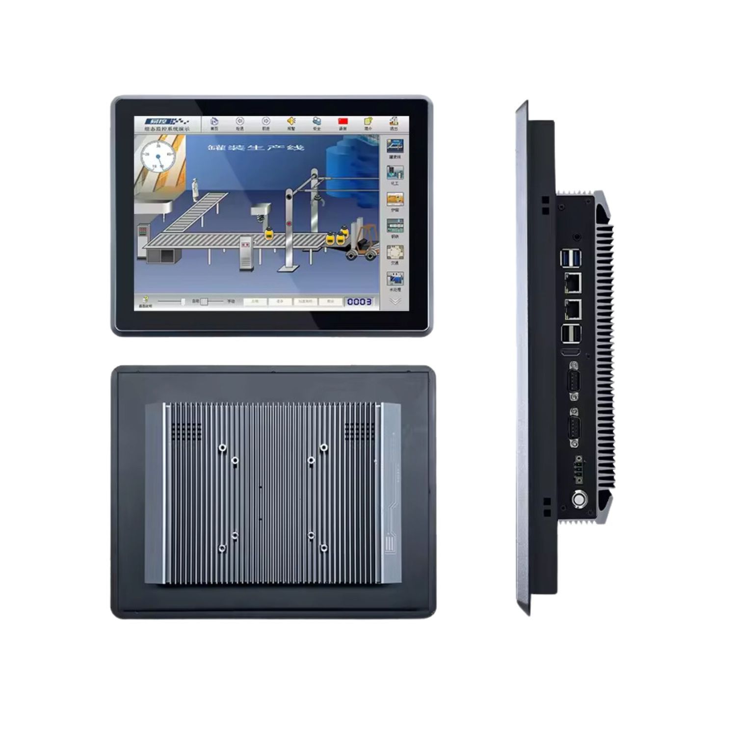 LCD panel PC - SK-YPC-WD133H - Senketouch, Inc. - PCAP capacitive touch ...