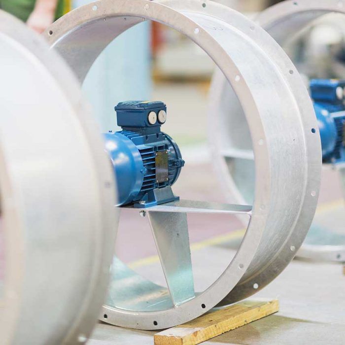 Wall-mounted fan - ELTA FANS - high-pressure / axial / extraction