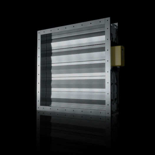 Flow control air damper - MCD - Wozair - pressure-control / rectangular