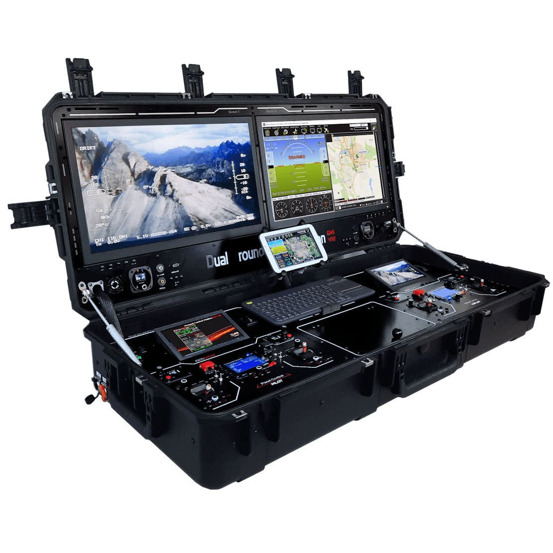 UAV ground control station - GCSD5 DUAL - Digital Micro Devices S.L ...
