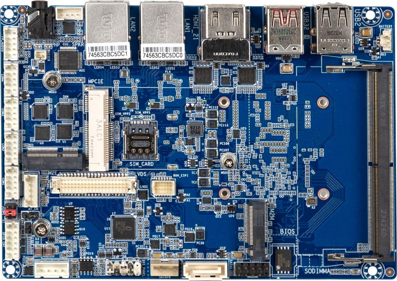 3.5" SubCompact motherboard - QBiP-N97A - GIGAIPC - Intel® Processor N97 / Intel® / DDR5 SO-DIMM