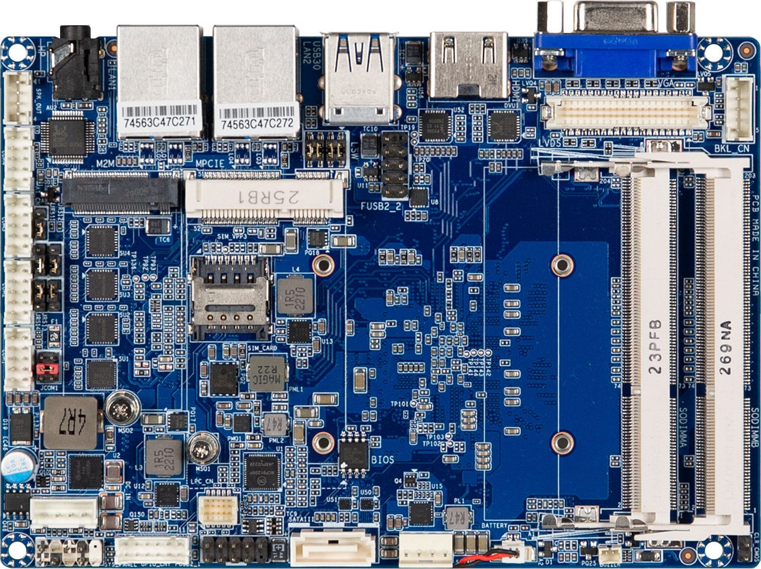 3.5" SubCompact motherboard - QBiP-E3940BT - GIGAIPC - Intel® Atom® x5 ...