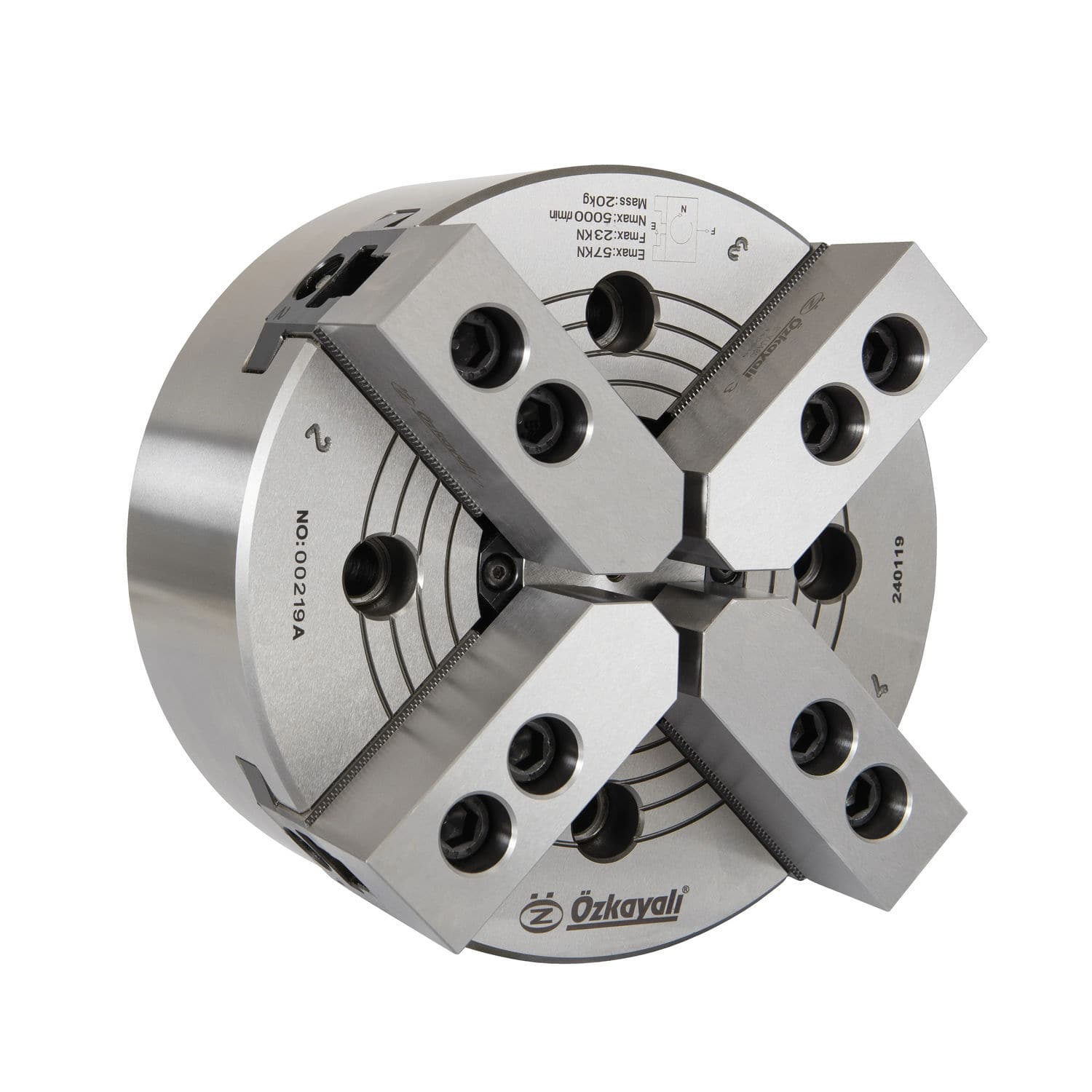 Power chuck - CHS Series - Ozkayali Workholding and Spanntechnik - 4 ...