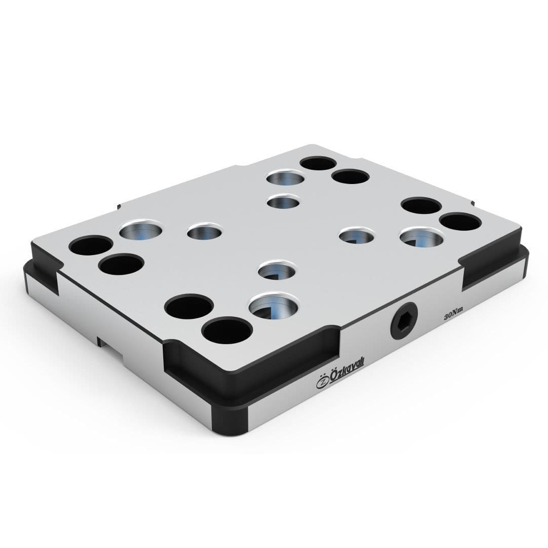 Plate zero-point clamping unit - ZTX series - Ozkayali Workholding and ...