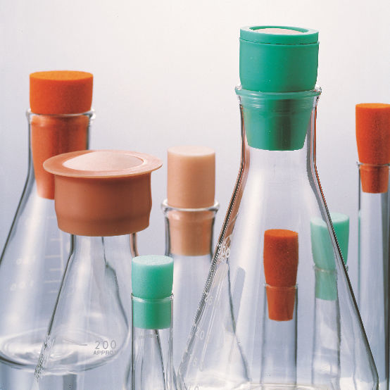 Cylindrical plug - ShinEtsu - non-threaded / silicone rubber / for tubes