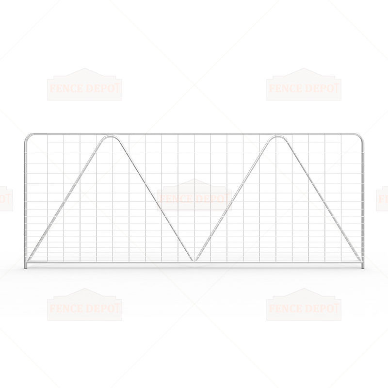 Galvanised steel gate - FDF207002 - Fence Depot - metal wire / galvanized