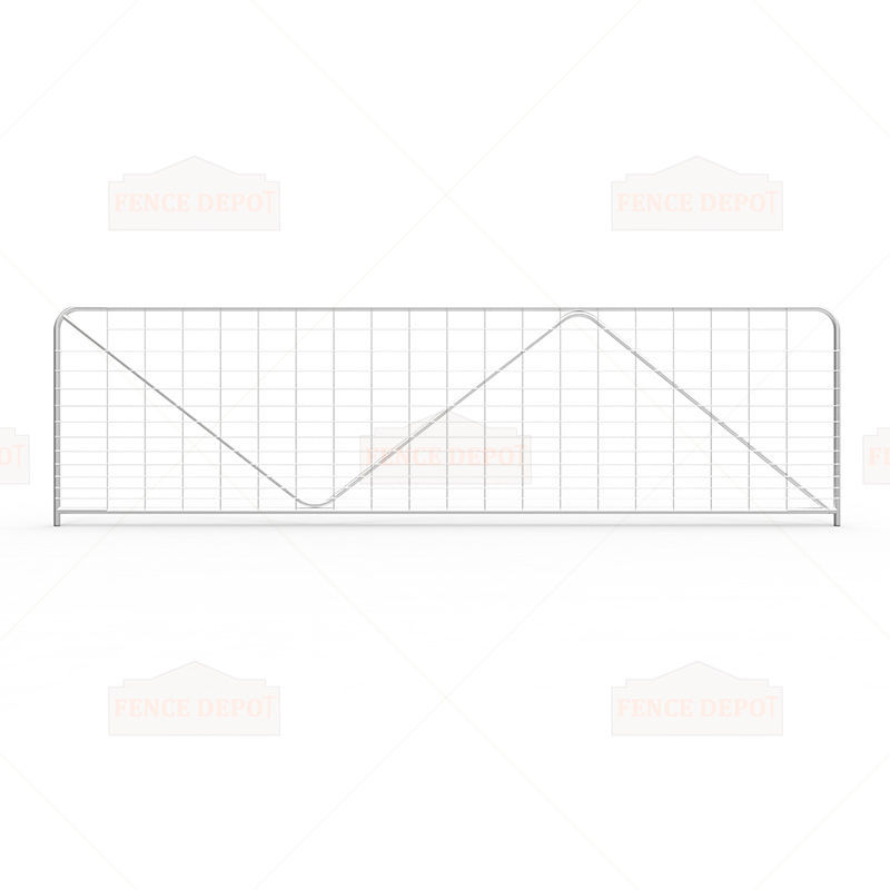 Horizontal gate - FDF206003 - Fence Depot - galvanised steel / mesh
