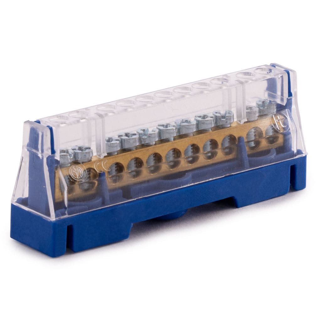 DIN rail-mounted junction block - 5011N - ZELEC - screw connection