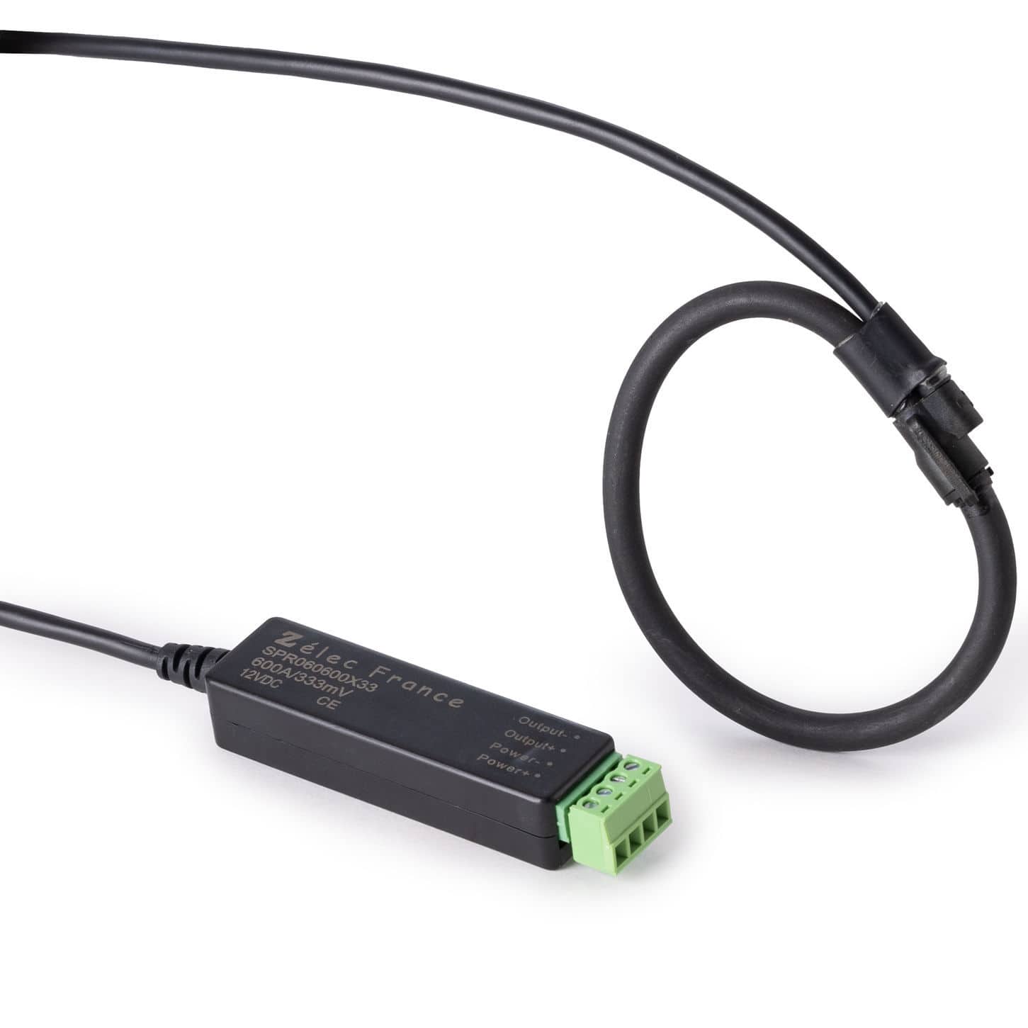Rogowski coil current sensor - SPR060600X33 - ZELEC - plug-in / DC ...
