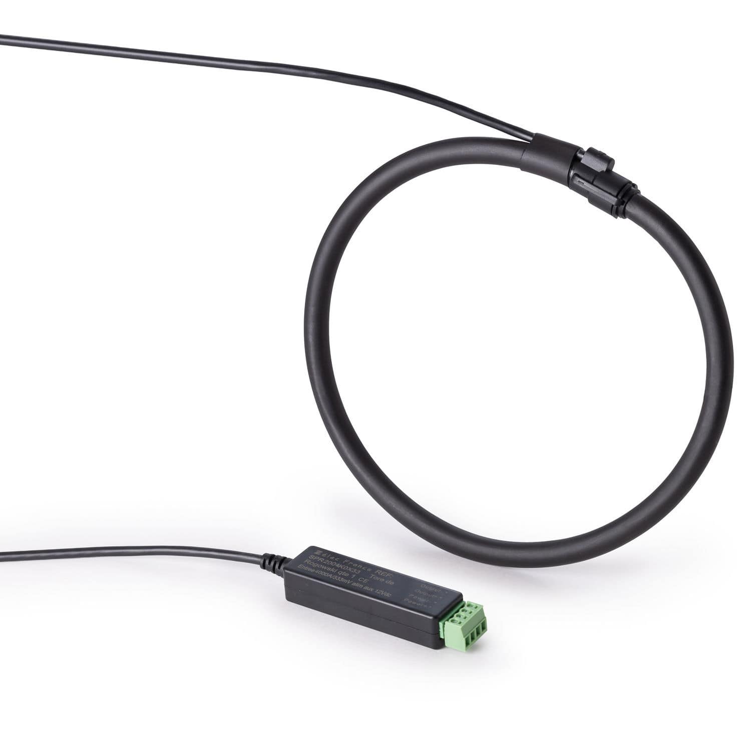 Rogowski coil current sensor - SPR2004K0X33 - ZELEC - plug-in / DC ...