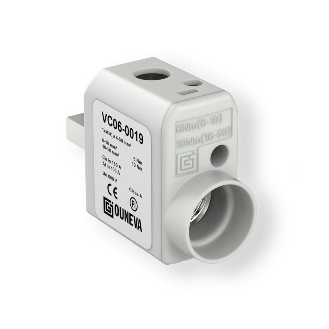 Single-pole terminal block - VC06-0019 - ZELEC - plug-in / screw ...