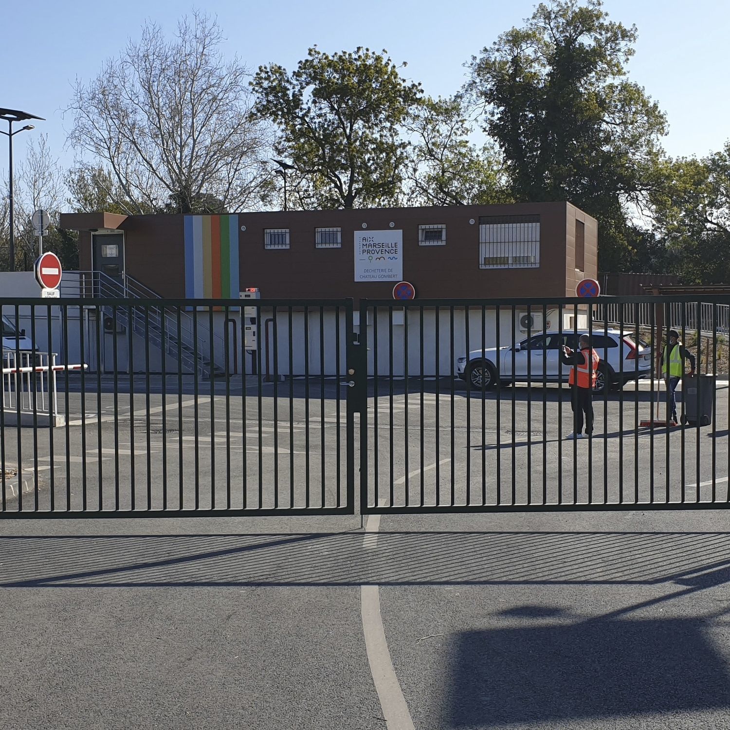 Swing gate - DEMEX - manual / industrial / steel