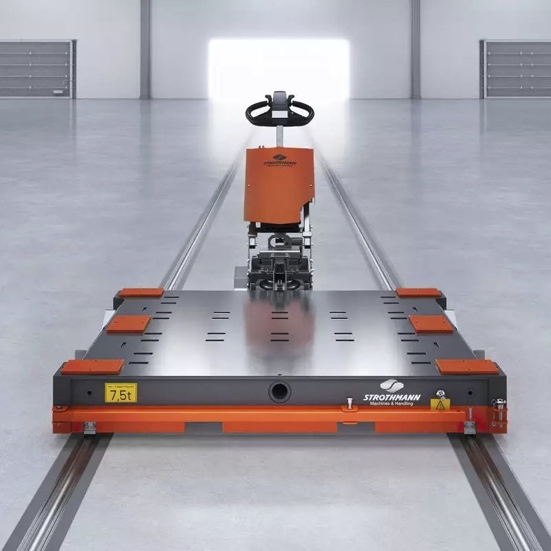 Cart with swivel casters - CustomTrack - Strothmann Machines & Handling ...