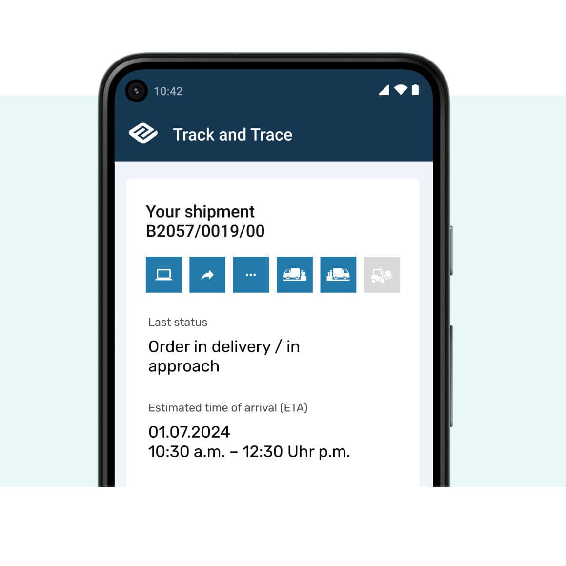 Management software - Track and Trace - EIKONA Logistics - calculation ...