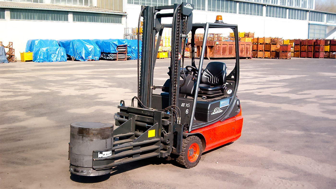 Drum handling clamp - T415-1 - KAUP GmbH & Co.KG - for plastic drums ...