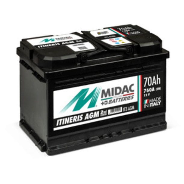 AGM battery - Itineris - MIDAC SPA - 12 V / for automotive applications ...