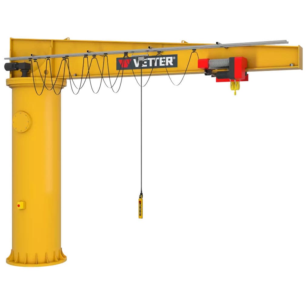 Pillar jib crane - B - VETTER Krantechnik GmbH - 360° / electric / lifting