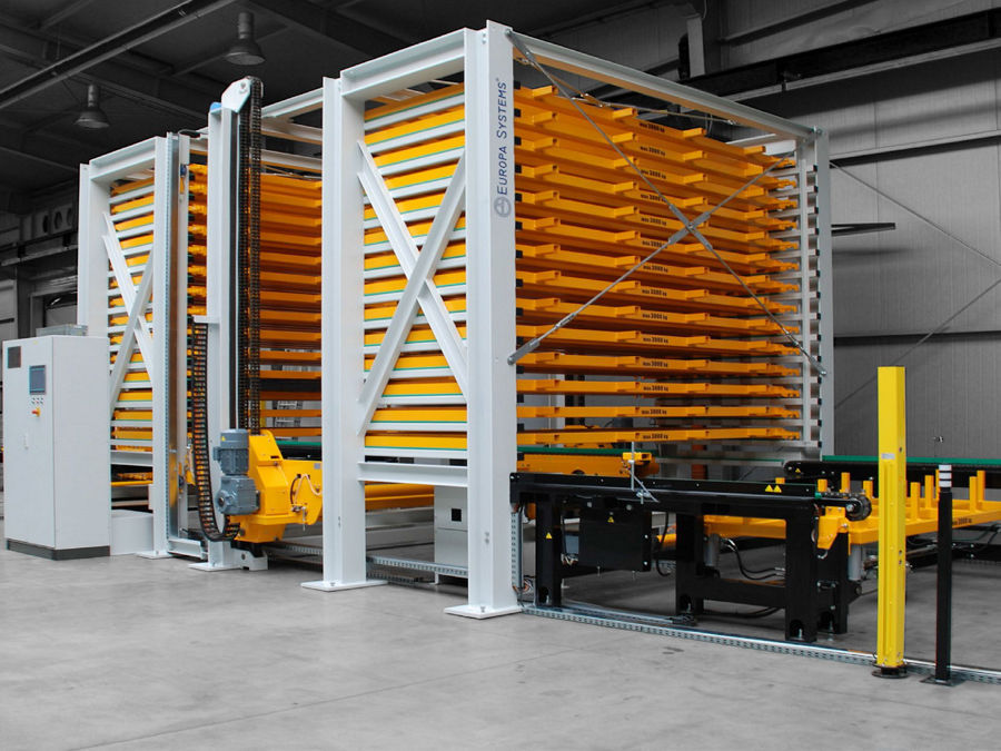 Automatic sheet metal storage system - ES TOWER - Europa Systems Sp. z ...
