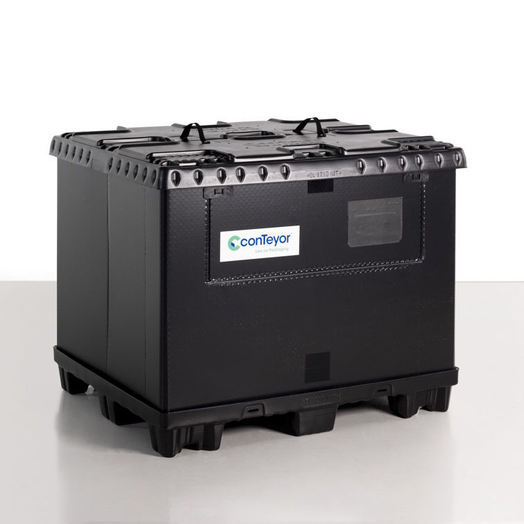Rectangular storage box - 1210 - CONTEYOR INTERNATIONAL NV - plastic