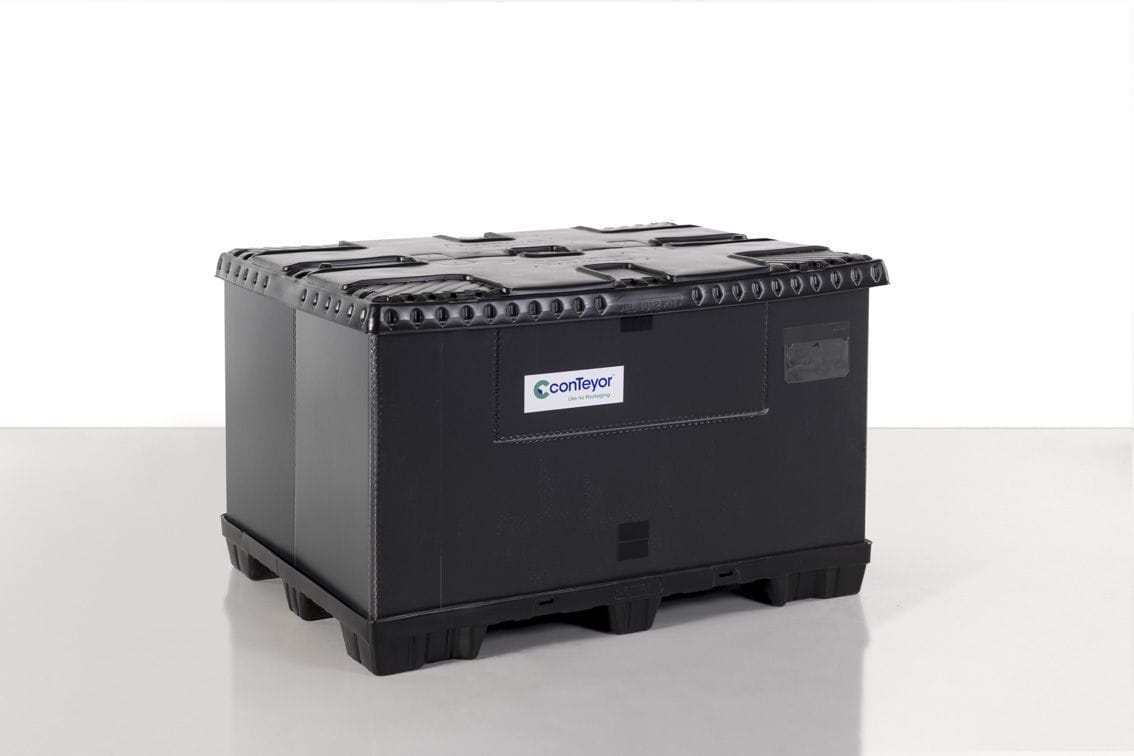 Rectangular storage box - 1612 - CONTEYOR INTERNATIONAL NV - plastic