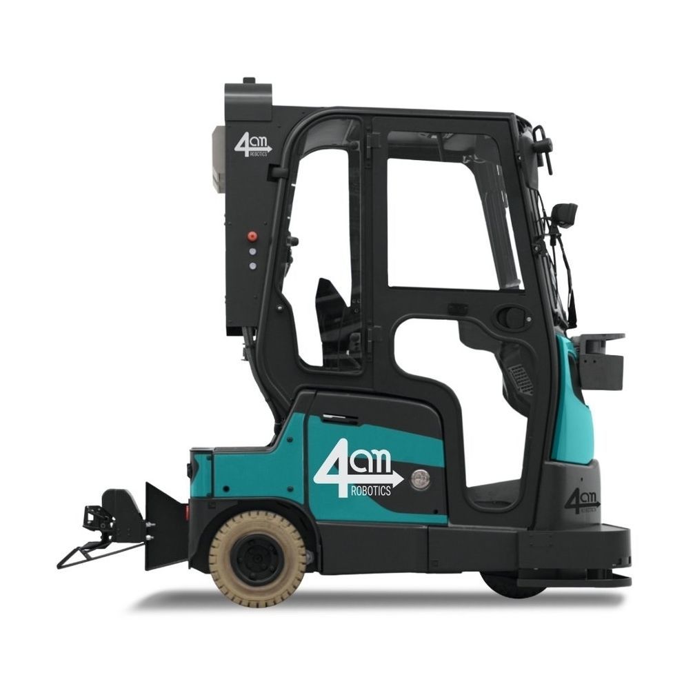 Autonomous tugger cart - ATo-H - 4am Robotics - electric / wheel-mounted / heavy-duty