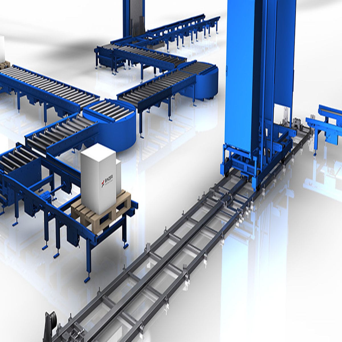 Pallet handling transfer car - Binder GmbH Fördertechnik