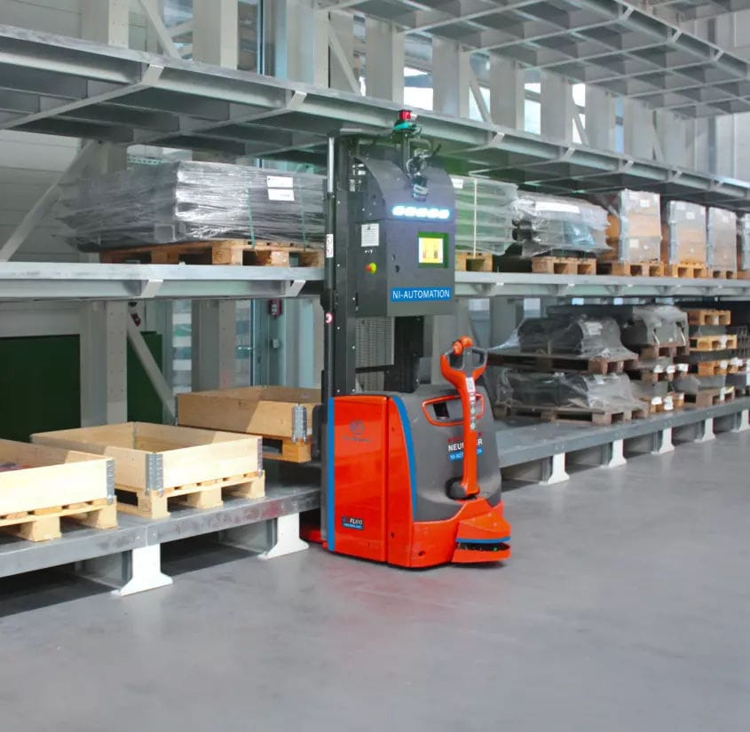 Electric stacker truck - Neumaier Industry GmbH & Co. KG - automated ...