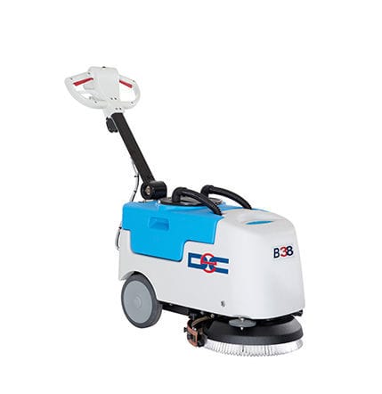 Walk-behind scrubber-dryer - B38 C - DEC SPA - battery-powered / compact