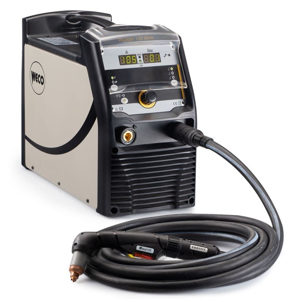 Manual plasma cutter - Voyager 105 Basic - weco - inverter / compact