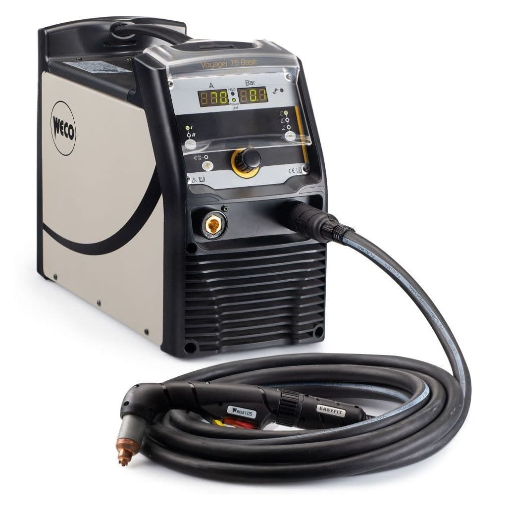 Manual plasma cutter - Voyager 75 Basic - weco - inverter / compact