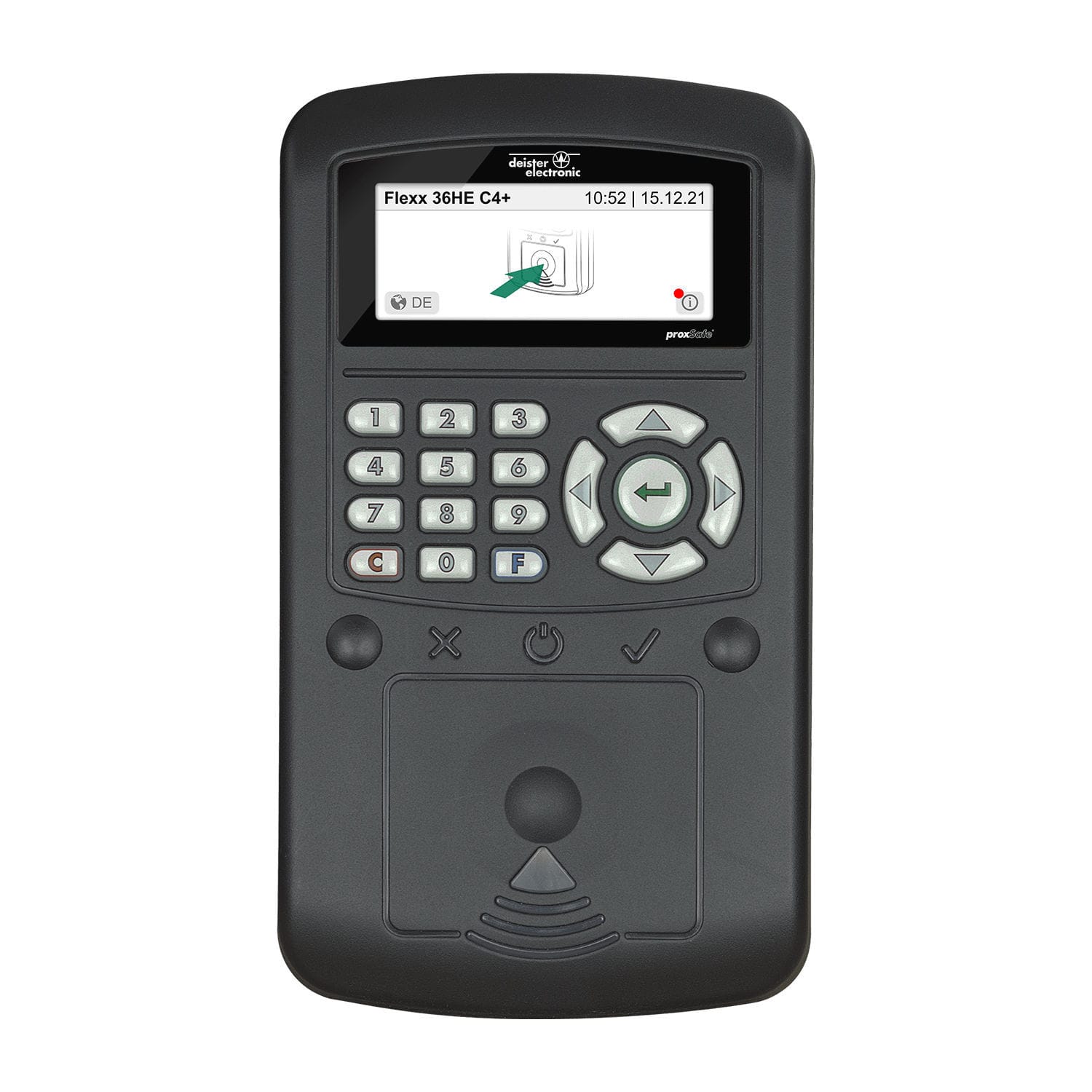 Terminal with keyboard - C4+ proxSafe® - deister electronic GmbH - wall ...