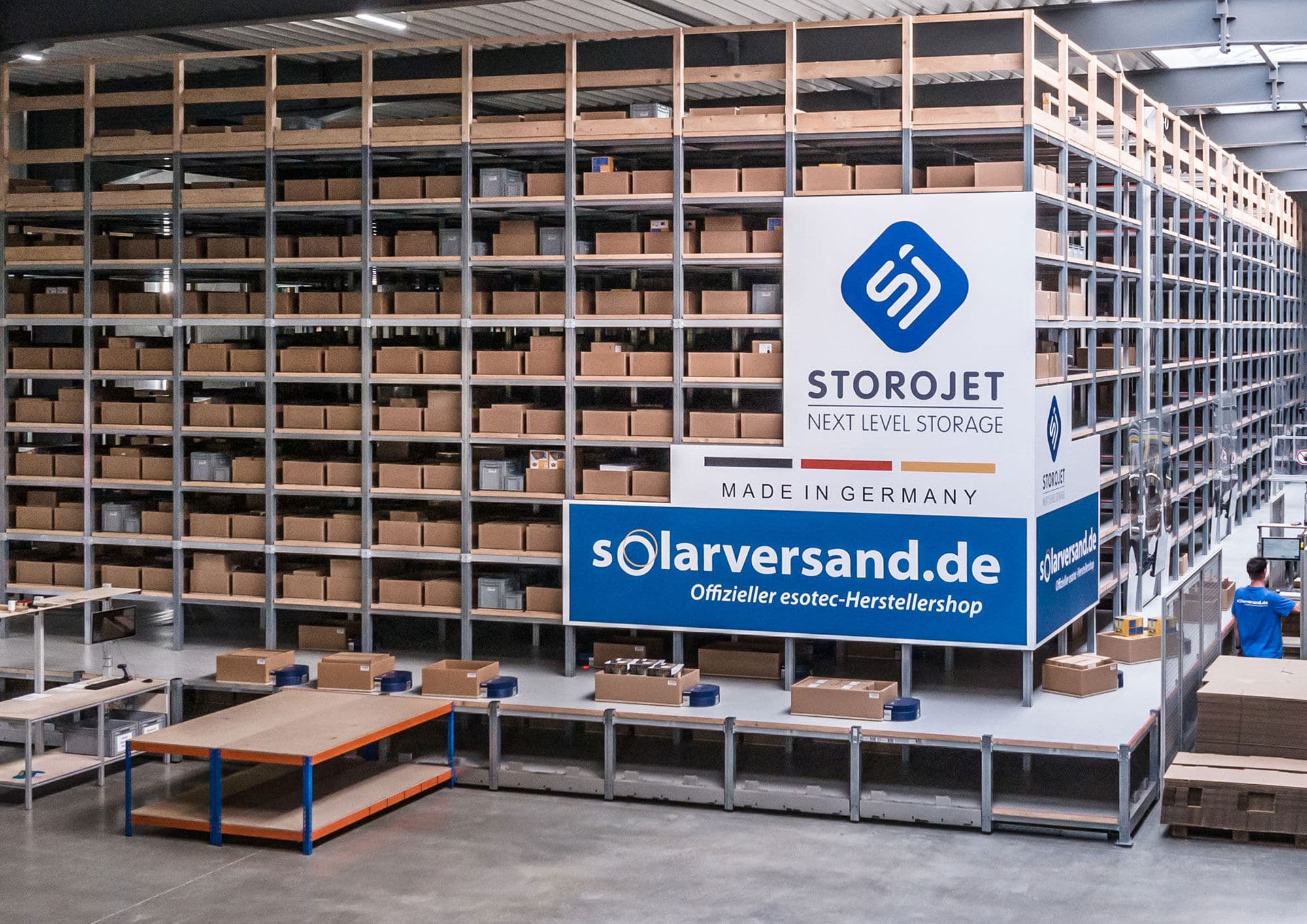 Storage warehouse shelving - ICO Innovative Computer GmbH Storojet GmbH ...