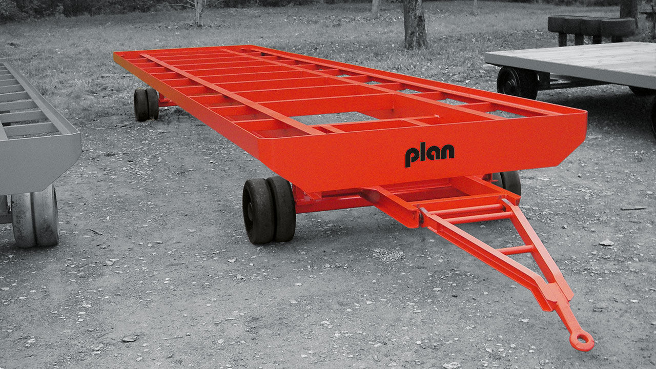 Industrial material trailer - type 10 - PLAN - Industriefahrzeug GmbH ...