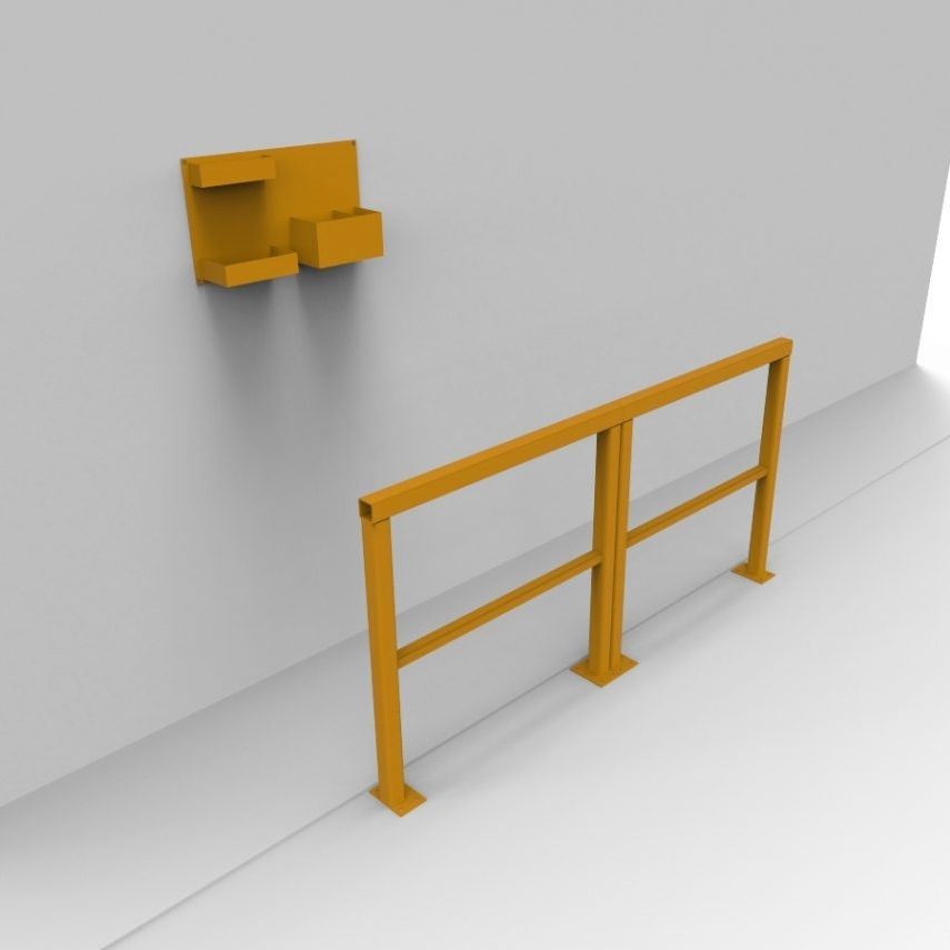 Steel railing - AIB KUNSTMANN Motive GmbH - for electric charging stations