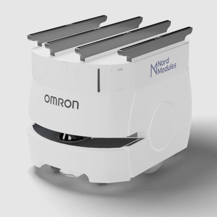 Lifting AMR - QM35/65-OMRON - Nord Modules A/S - for carts