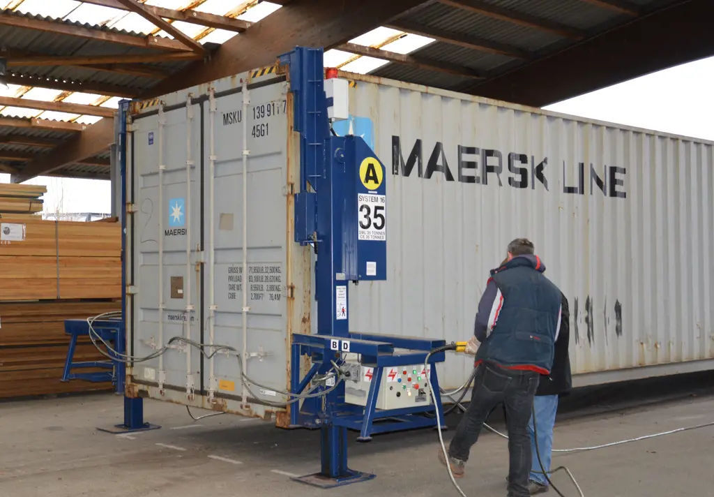 Container lifting system - Joloda Hydraroll Ltd - electro-hydraulic ...