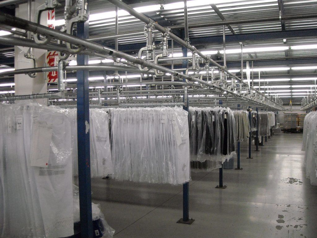 Garment rack system - Planiform - storage warehouse / horizontal ...