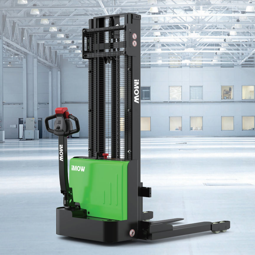 Straddle stacker truck - ESD122 - iMOW - electric / walk-behind / 12 V