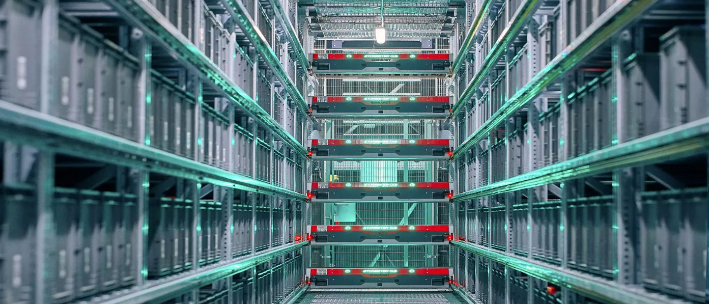 Shuttle storage system - StoreBiter® OLS - GEBHARDT Intralogistics Group